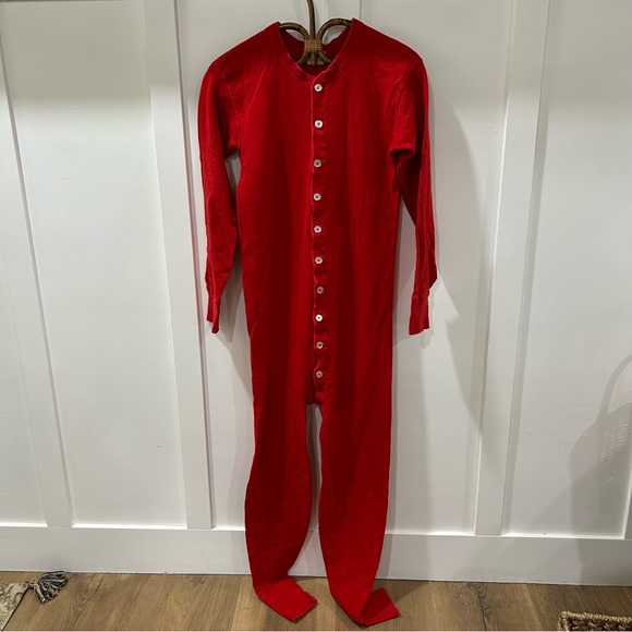 Duofold | Underwear & Socks | Vintage Duofold One Piece Union Suit Red ...